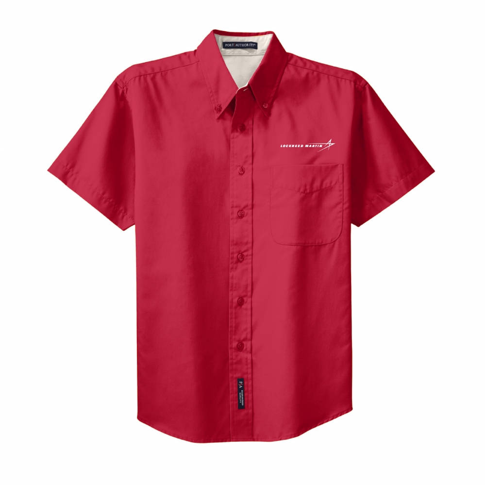 Men's Wovens | Lockheed Martin Men's Short Sleeve Easy Care Shirt ...