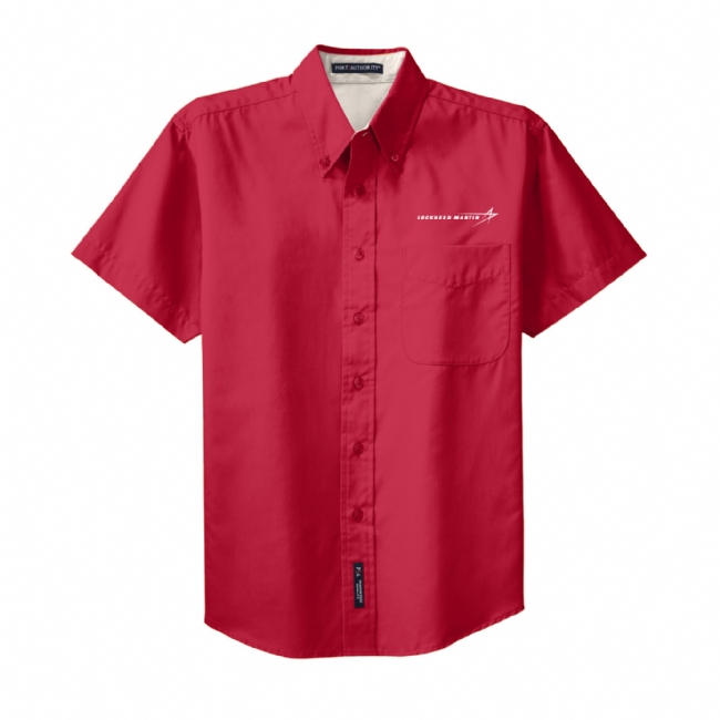 Men's Wovens | Lockheed Martin Men's Short Sleeve Easy Care Shirt ...